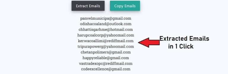 Email Extractor Email Extractor